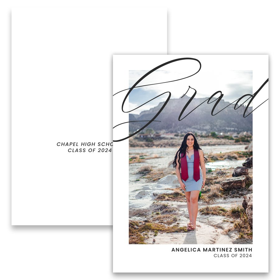 Graduation Script Card | Cards & Stationery | Sam's Club Photos & Customization | Product card